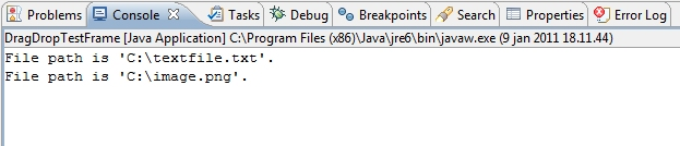 Drag and dropping files to a Java desktop application - Special Agent ...